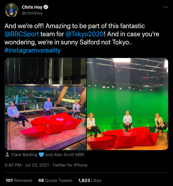 The BBC Goes for Gold With Their Green Screen | LIQUONA