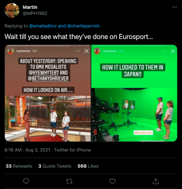 The BBC Goes for Gold With Their Green Screen | LIQUONA